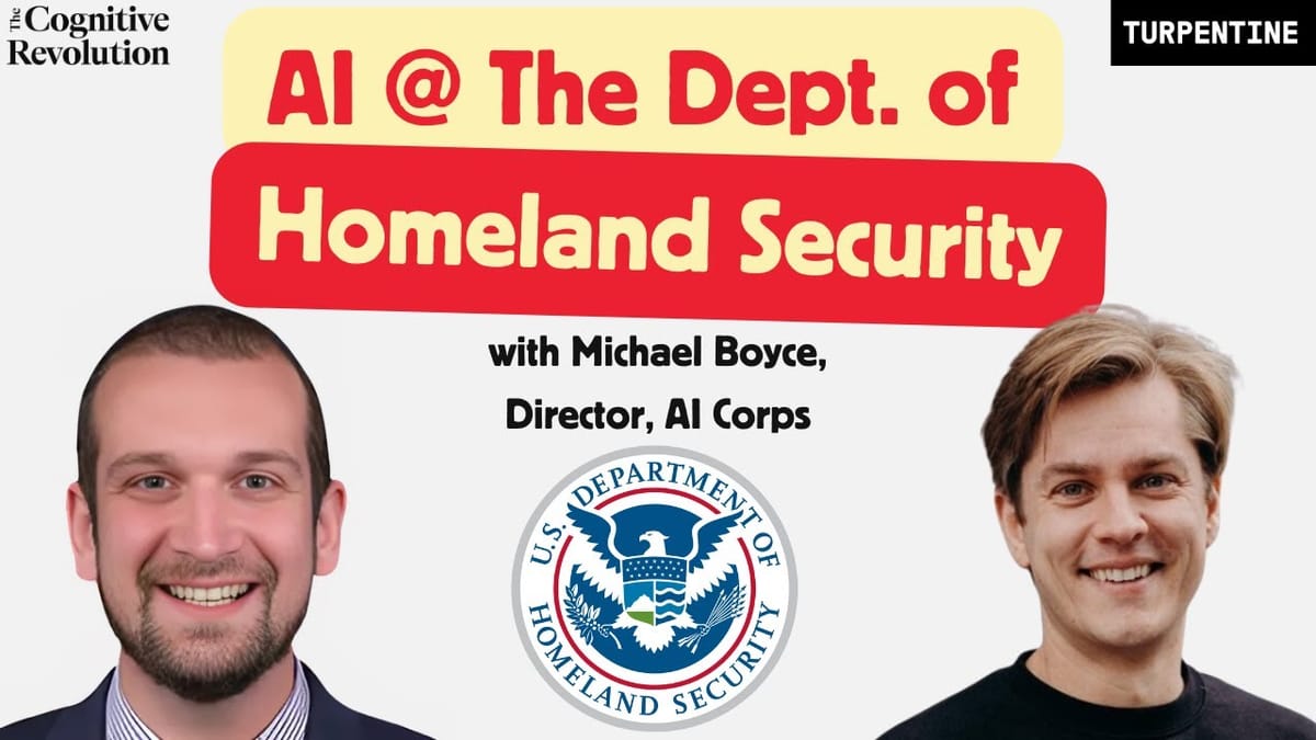 Building Government's Largest Civilian AI Team with DHS AI Corps' Dir ...