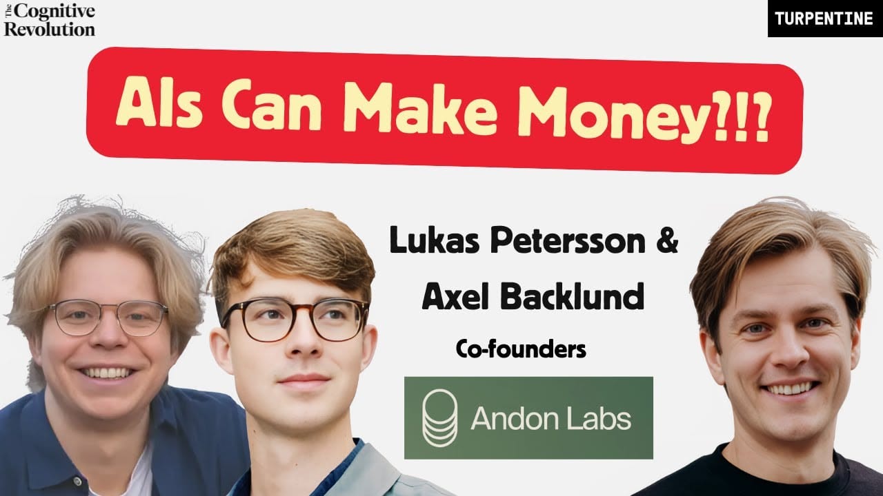 Autonomous Organizations: Vending Bench & Beyond, w/ Lukas Petersson & Axel Backlund of Andon Labs